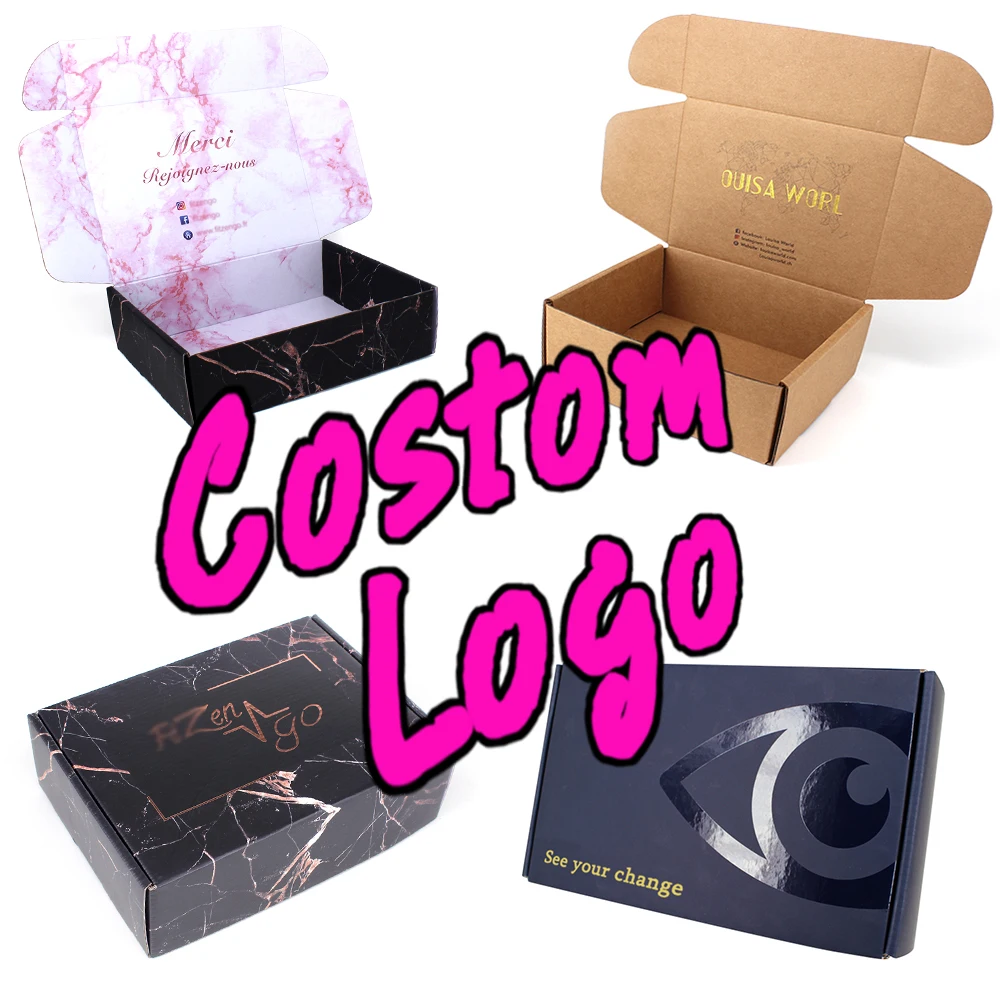 Custom Print Cardboard Postage Boxes - Recycled & Durable