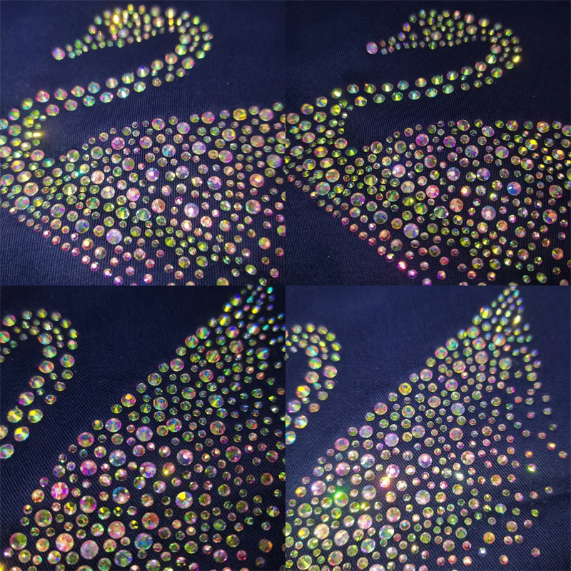 Custom Hot Fix Motif Rhinestone Transfer Design - Buy Custom Hot Fix ...