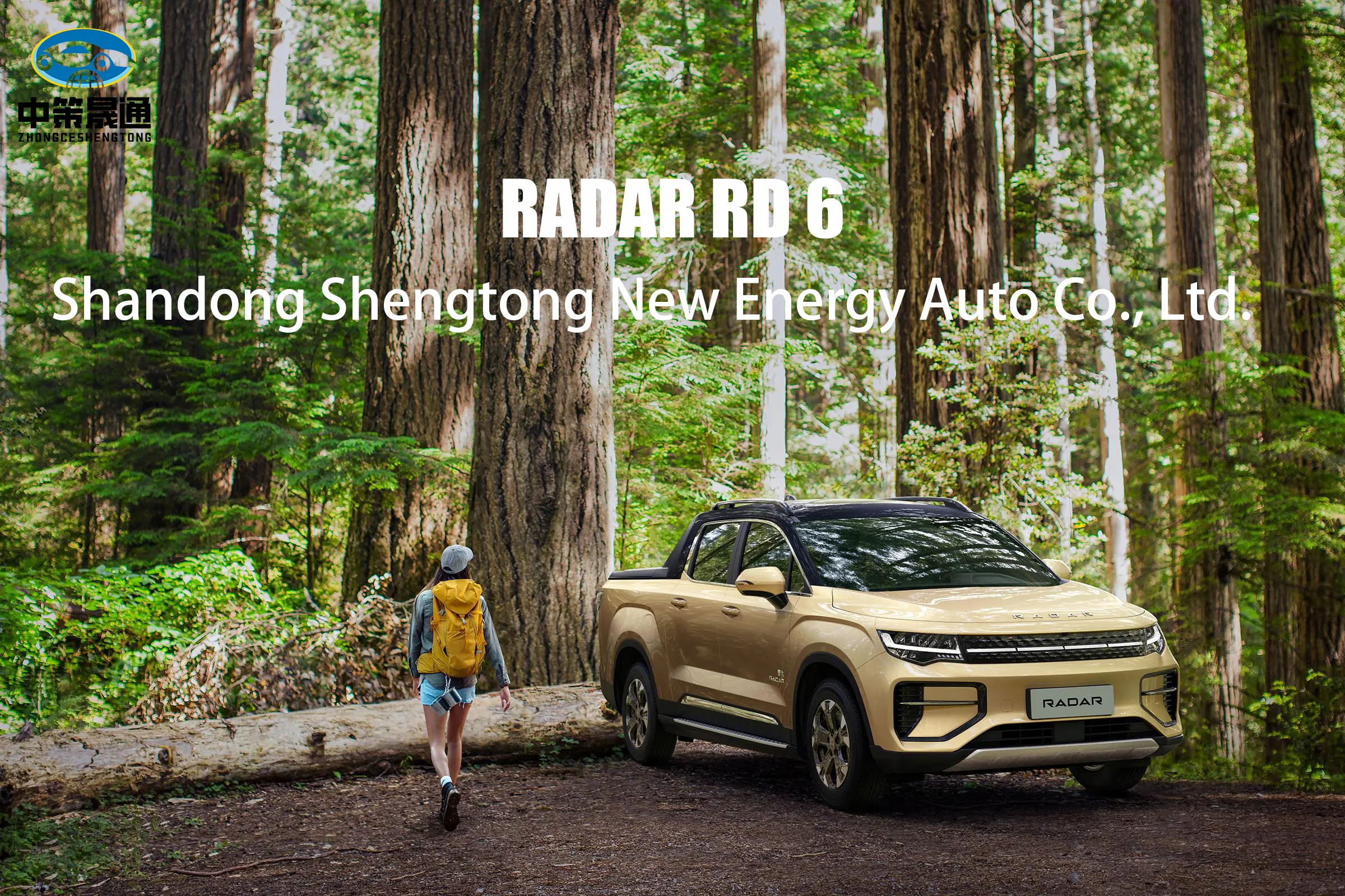 2023 Famous Chinese Ev Car Geely Radar Rd6 Four Doors Five Seats Midsize Pickup Truck New Energy ...