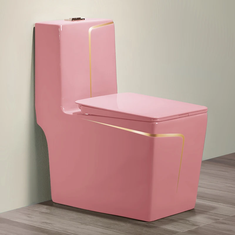 Modern Luxury Color Trap/p Trap Bathroom Porcelain Commode Wc Sanitary ...