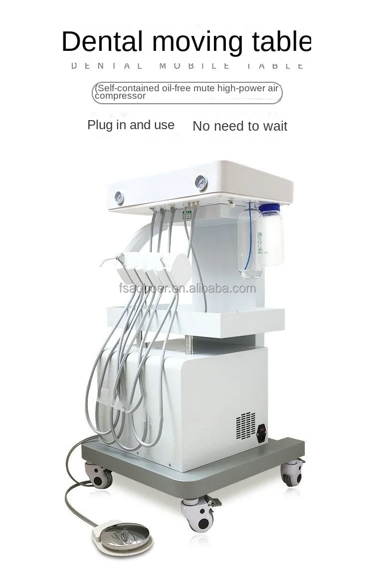 Portable Dental Unit with Air Compressor - Safe & Efficient