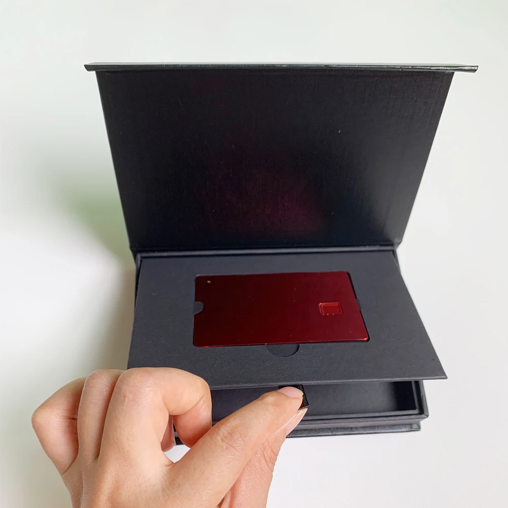 New Style Luxury OEM Black Metal Credit Card Box NFC VIP Credit Card ...