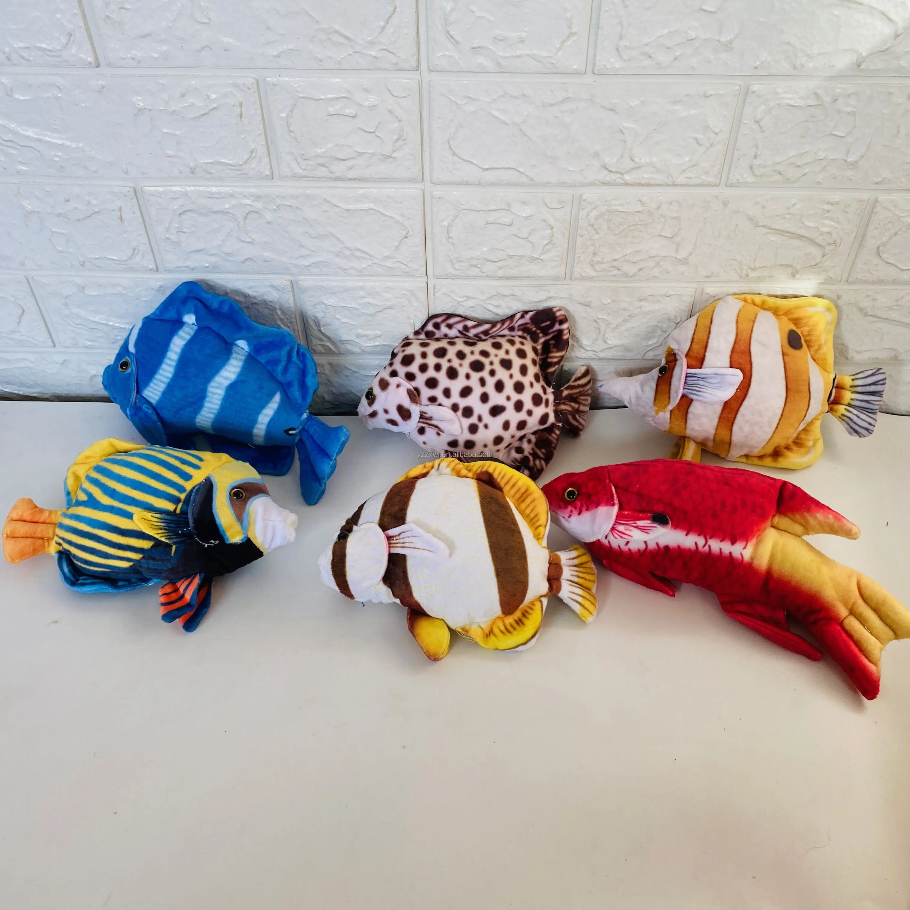 Creative Cute Marine Life Plush Toy Lifelike Sea Animals Doll Fish Rag ...