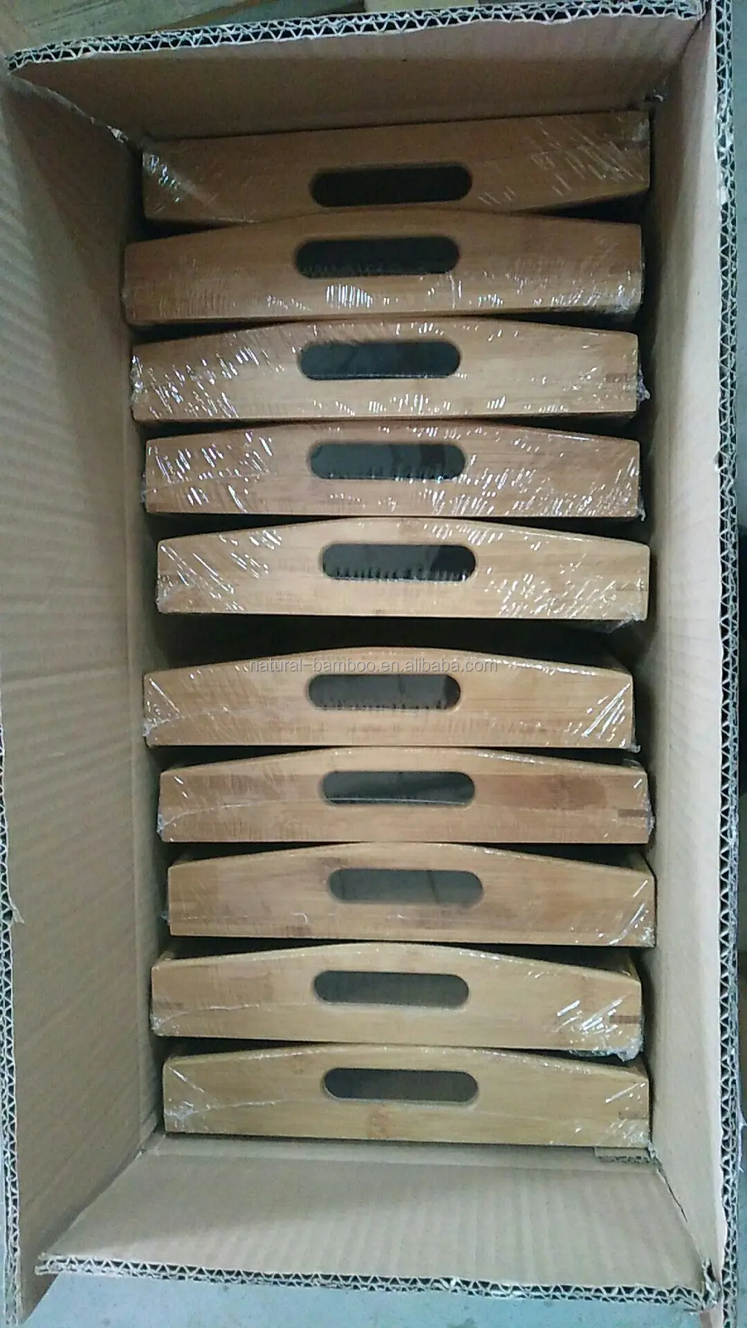 Portable Fancy Bamboo Laptop Desk Table Serving Bed Trays With Folding ...