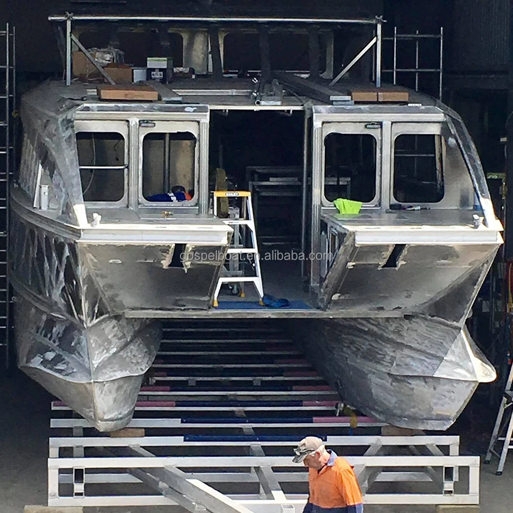 15-20m Aluminum Passenger Catamaran Ferry Boat Yacht