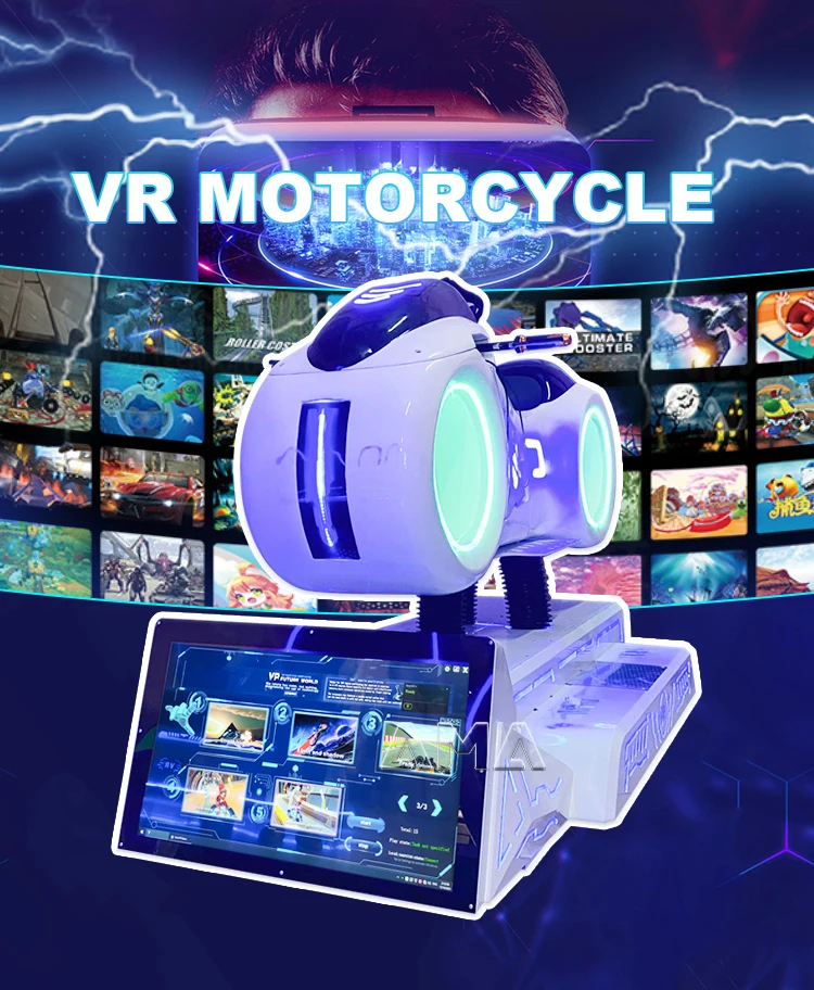 9D VR Super Racing Motorbike - High Res VR Gaming Experience