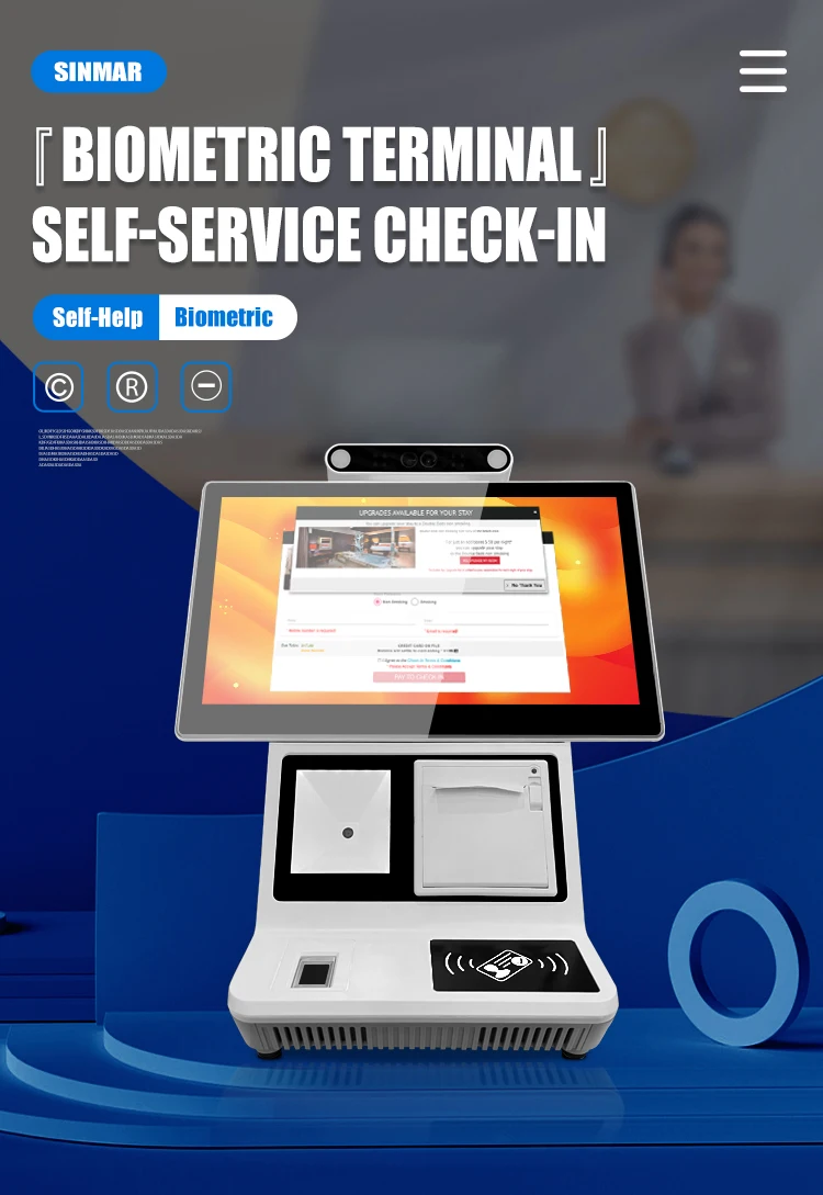Selfservice Billing Payment Ticketing Machine Wifi Hotel Check in ...
