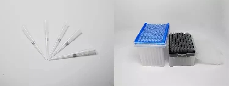 Laboratory Pipette Tips 1000ul With Graduation Filtered Sterile Pipette ...