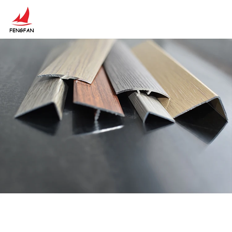 H-joint Cladding Profile - Aluminium Wood Effect Floor Trim