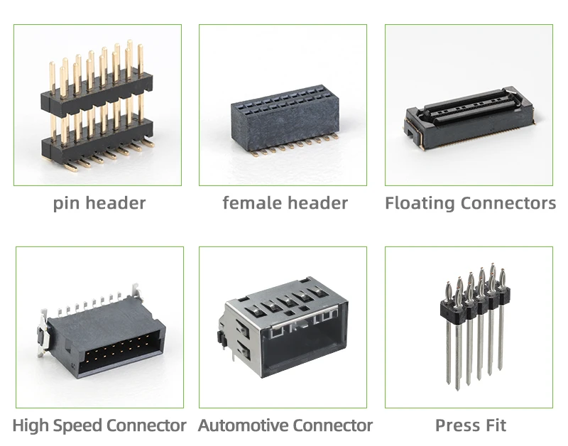 Pin Header Connector Female Pitch 1 27mm Pin Header Board Spacer Single