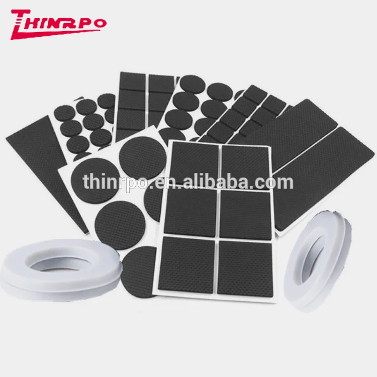 Customized Adhesive Backed Silicone Rubber Feet Silicone Self Adhesive ...
