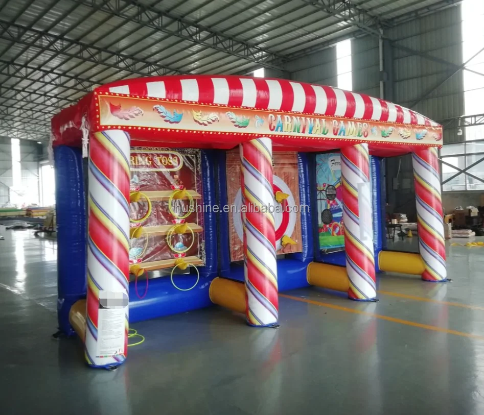 Customized Inflatable Ring Toss Football Target Goal Axe