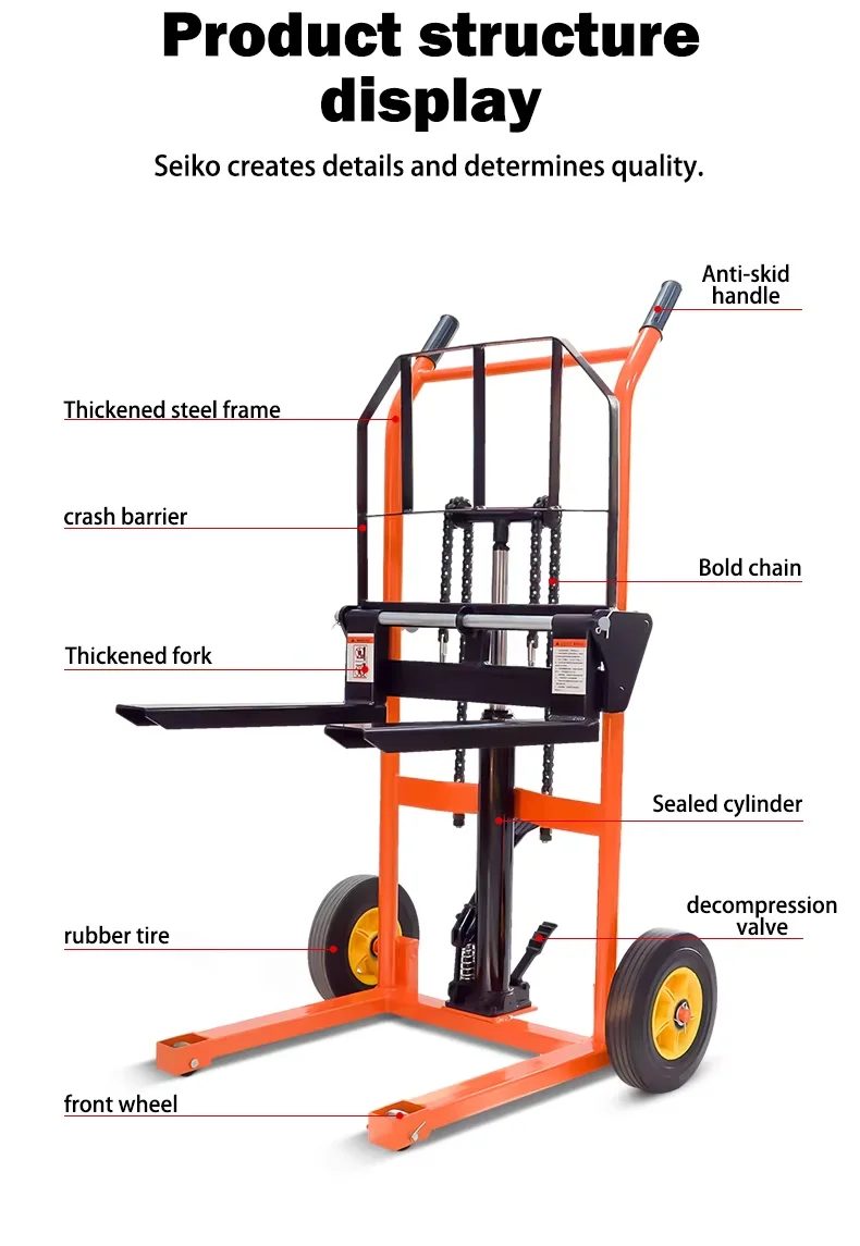 New Mini Foot Hydraulic Lifting Trolley Labor-saving Artifact 200kg ...