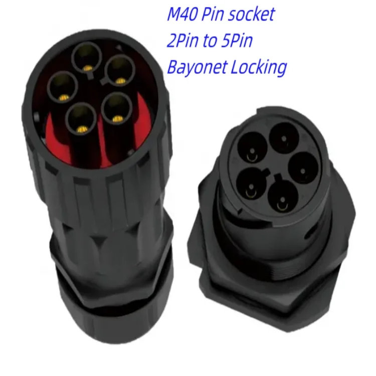 M40 Series 3pin- 5pin Sensor Circular Connector Ip67 Waterproof Male ...