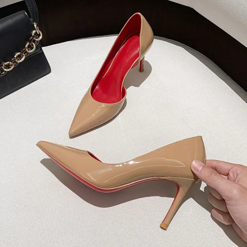 Les Chaussures Talon Femmes Slipper Red Pumps High Heel Sandals for ...