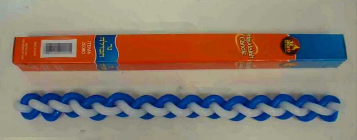 Beeswax Braided Havdalah Candles for Jewish Religious Activities