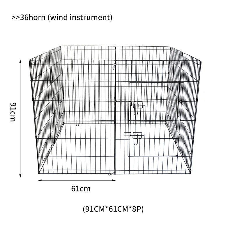 Extra Large Foldable Rabbit Hutch Chicken Run Cage Outdoor Indoor Pet ...