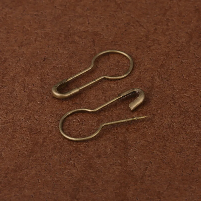 1000 Pcs/box Steel Pear Shape Safety Pins for Knitting