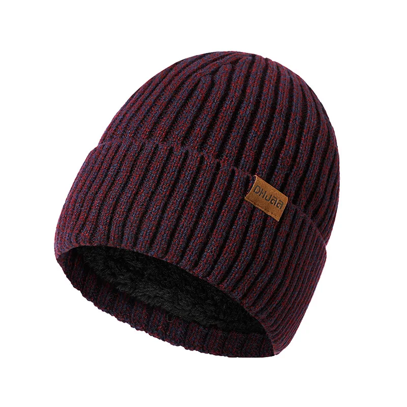 Custom Logo Warm Winter Beanie - Thick Polar Fleece Hats
