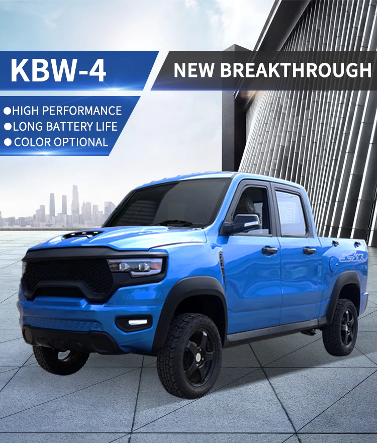 Keyu Smart System New Pickup Car Electric Truck 4x4 Electric Utility ...