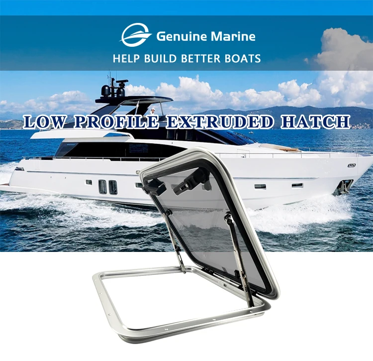 Genuine Marine Window Aluminium Ship Yacht Deck Hatch