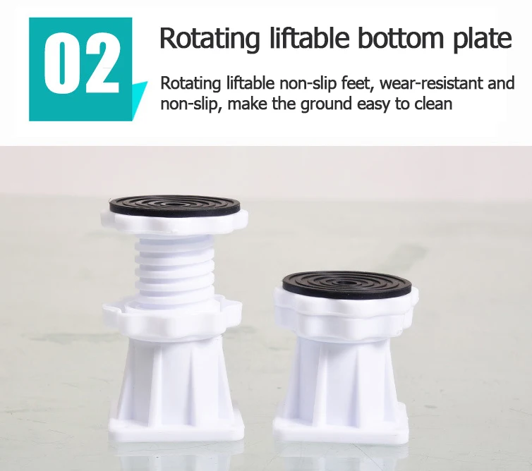 Movable Washing Machine Base with Wheels - Durable & Versatile