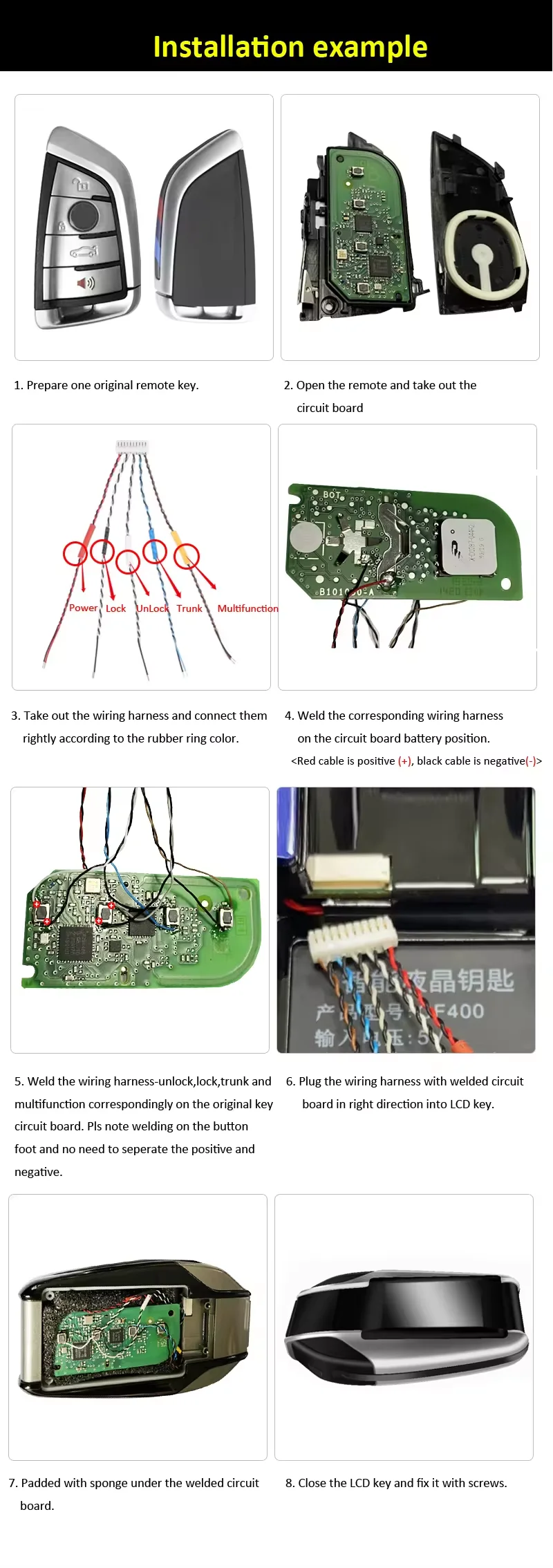 LCD Car Smart Key - Upgrade Your Remote Control Experience