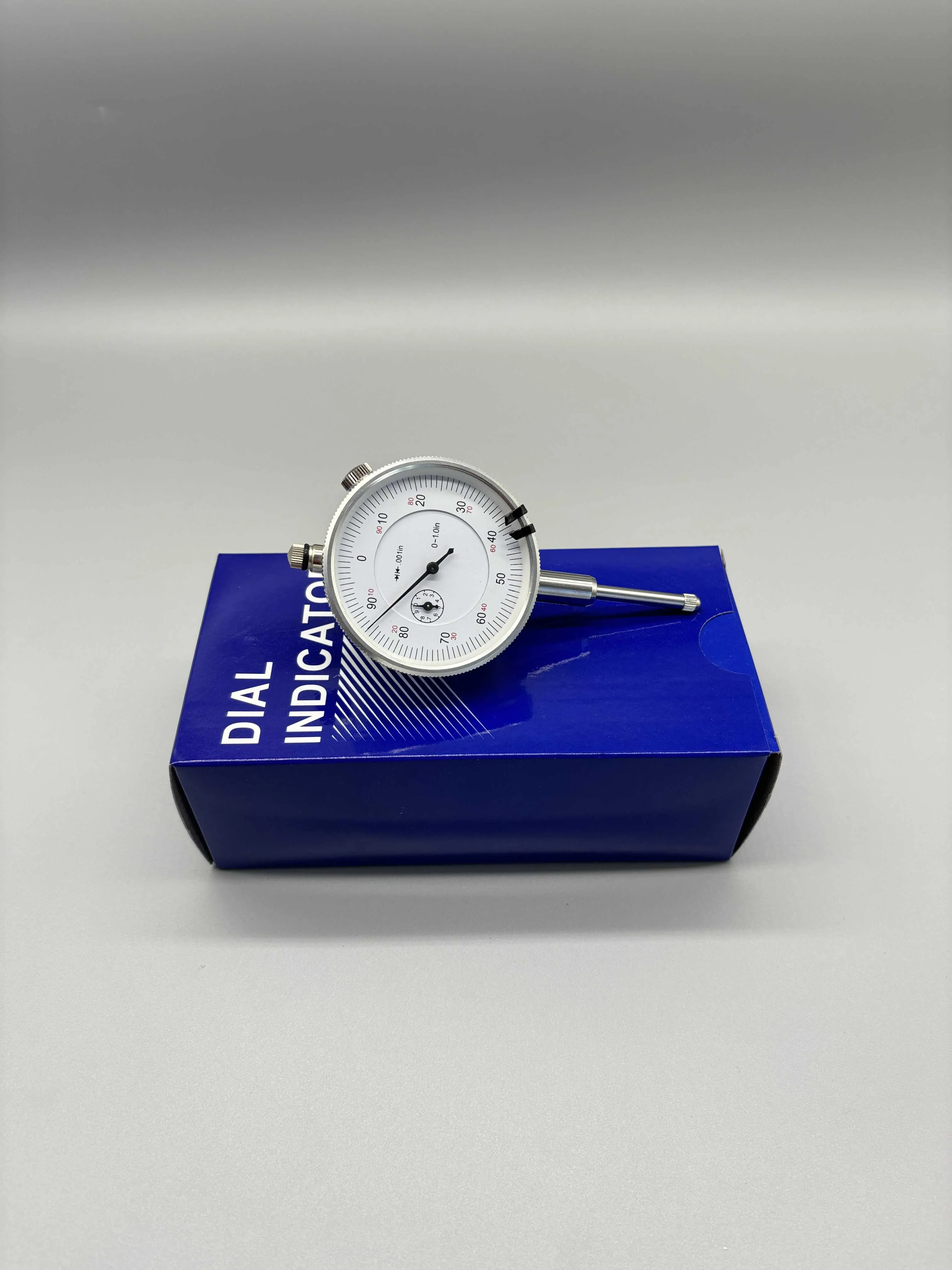 1" Dial Indicator 0.001" Graduation Travel Lug Back White Face Dial ...