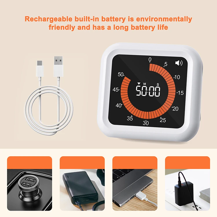 Cooking Digital Kitchen Timer - Smart & Silent Design