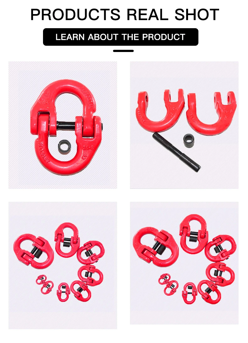 Double Loop Shackle Lifting Bow Lifting Buckle Chain Link Buckle Double ...