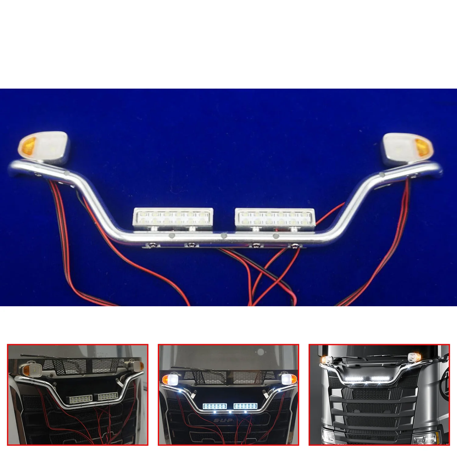 Rc Tractor Trucks Bar Light Led For 770s 1/14 56323 56371 Remote ...