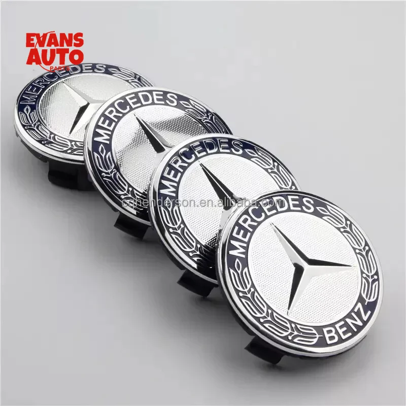 75mm Wheel Center Caps Wheel Hub Caps For Mercedes Benz Wheel Center ...
