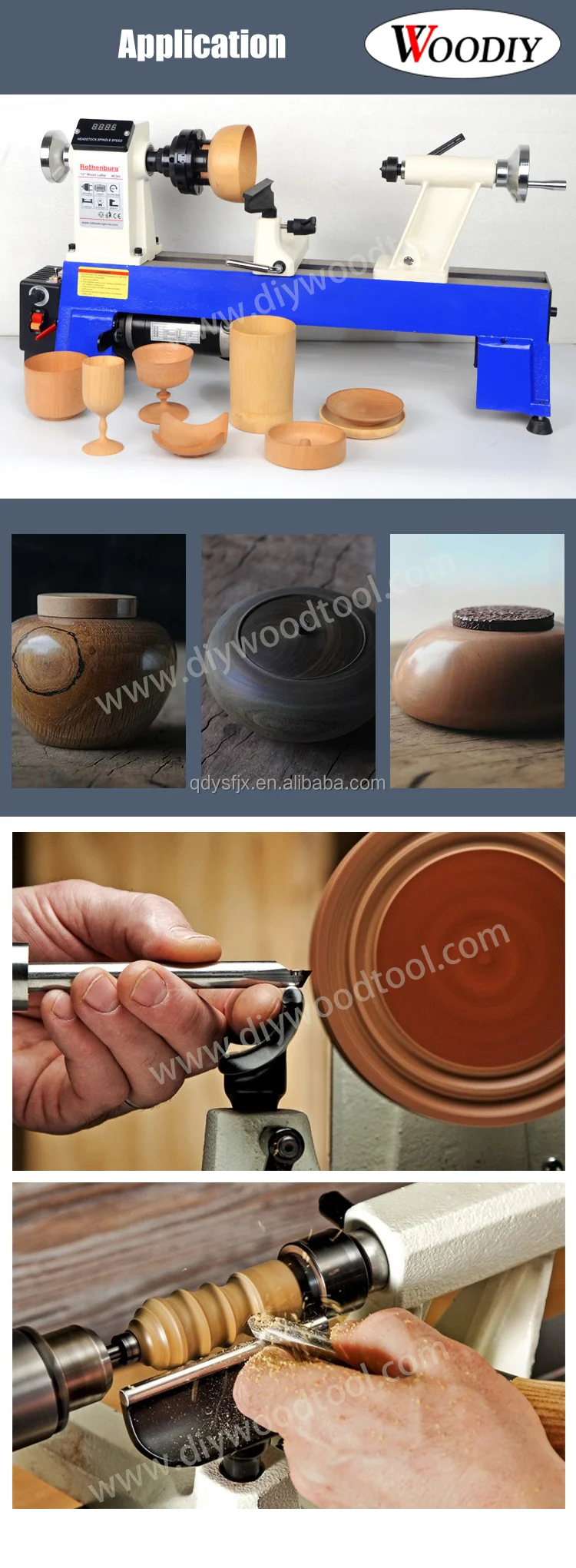 Phukimlong Wood Lathe Tools Spindle Roughing Gouge Wood Lathe Turning ...