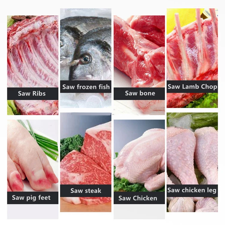 Commercial Equipment Meat Cube Cutter Pork Chop Rind Cut Machine Frozen ...