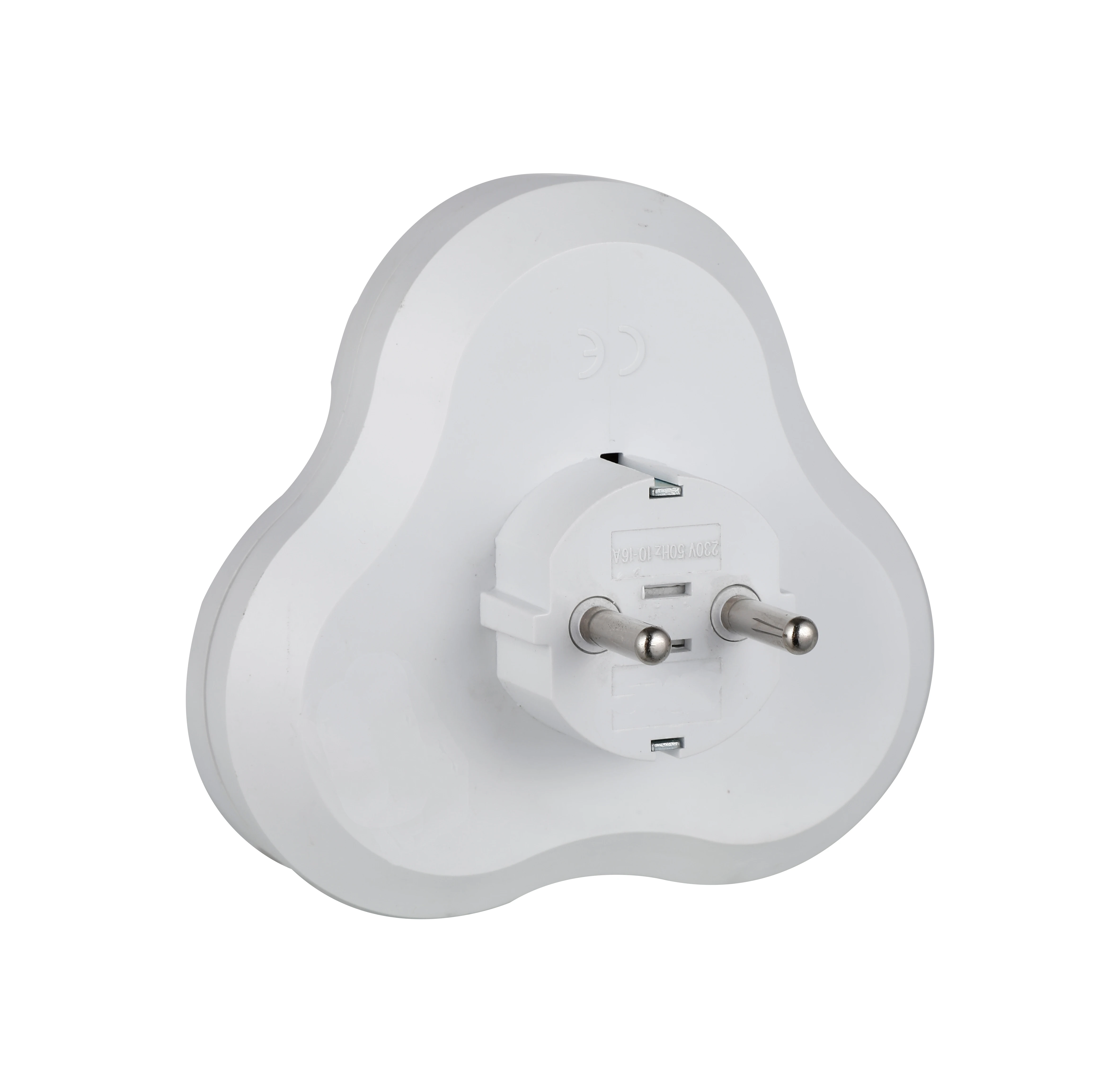 EU 2 Pin Adapter European Standard Socket Plug Travel Universal Adapter ...