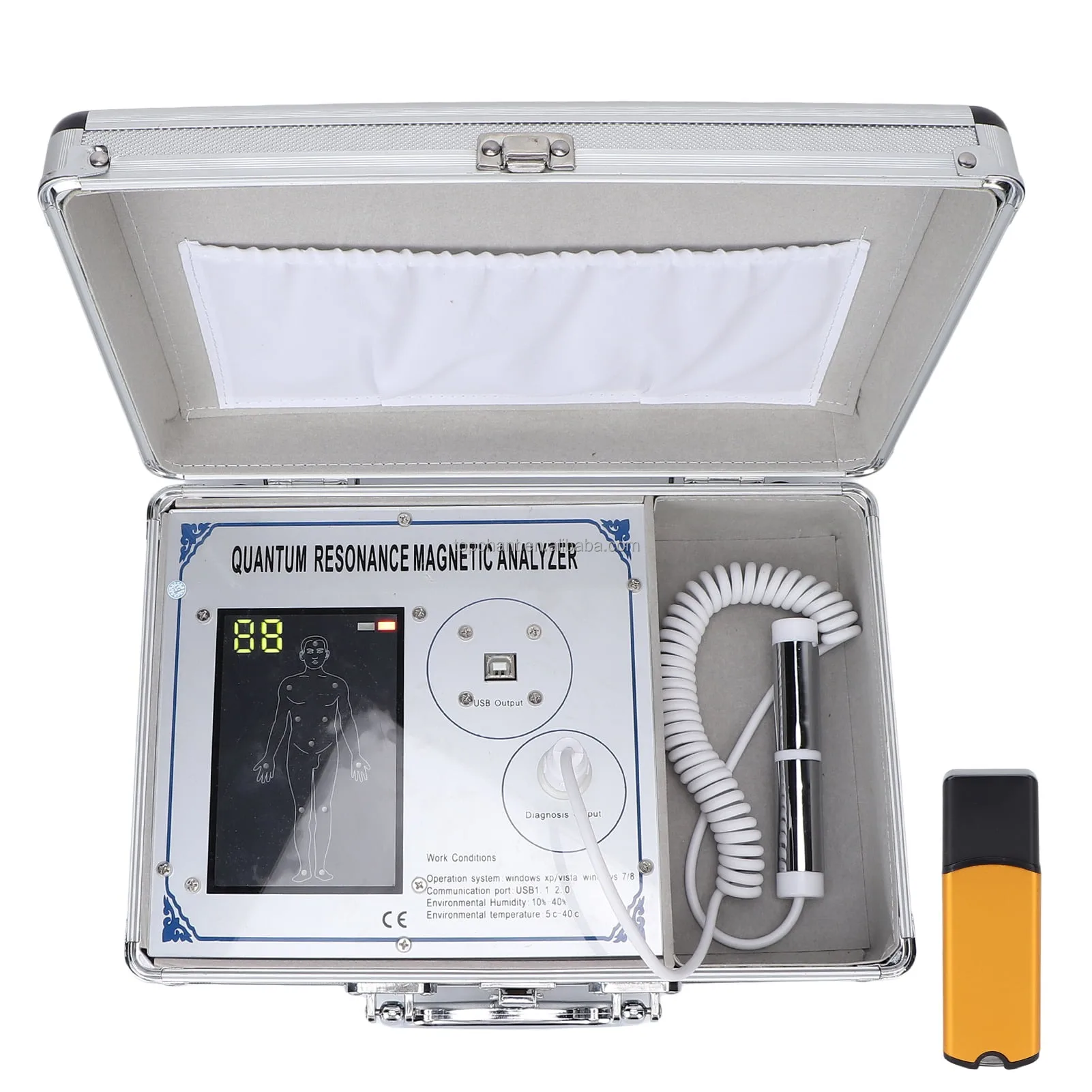 Foldable Quantum Resonance Analyzer - Full Body Health Scan