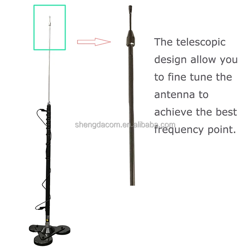 Shengda HF Antenna - Vertical, 3-50mhz Communication Antenna