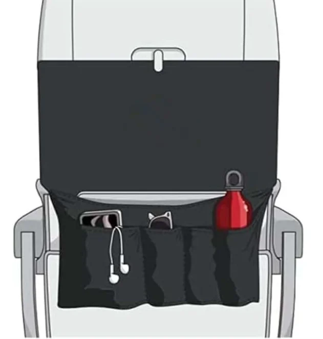 Airplane Pockets Airplane Tray Table Cover Seat Back Organizer ...