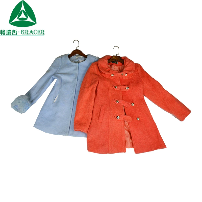 Used Long Worsted Coat Used Clothes in China Second-Hand Clothes ...