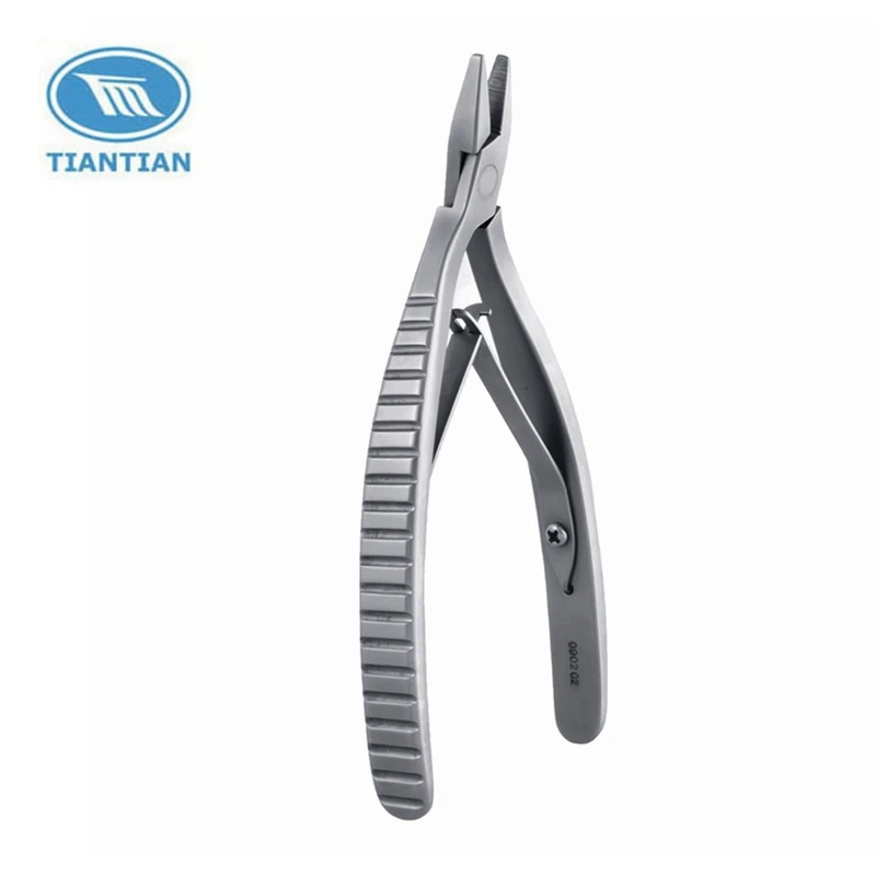Dental Hand Instrument Orthopedic Instruments Three Prong Forceps For ...