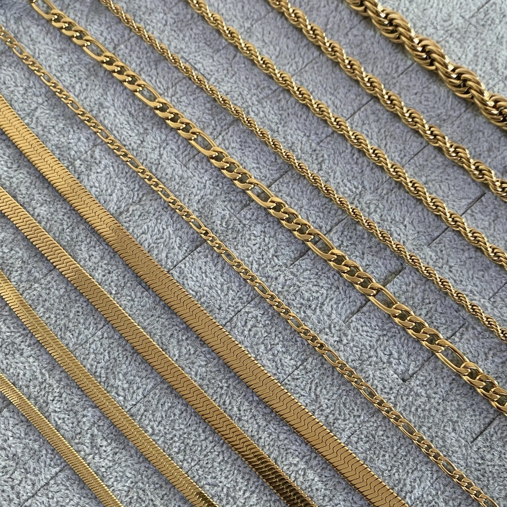 Figaro Rope Chains - Stylish & Durable Jewelry Necklaces