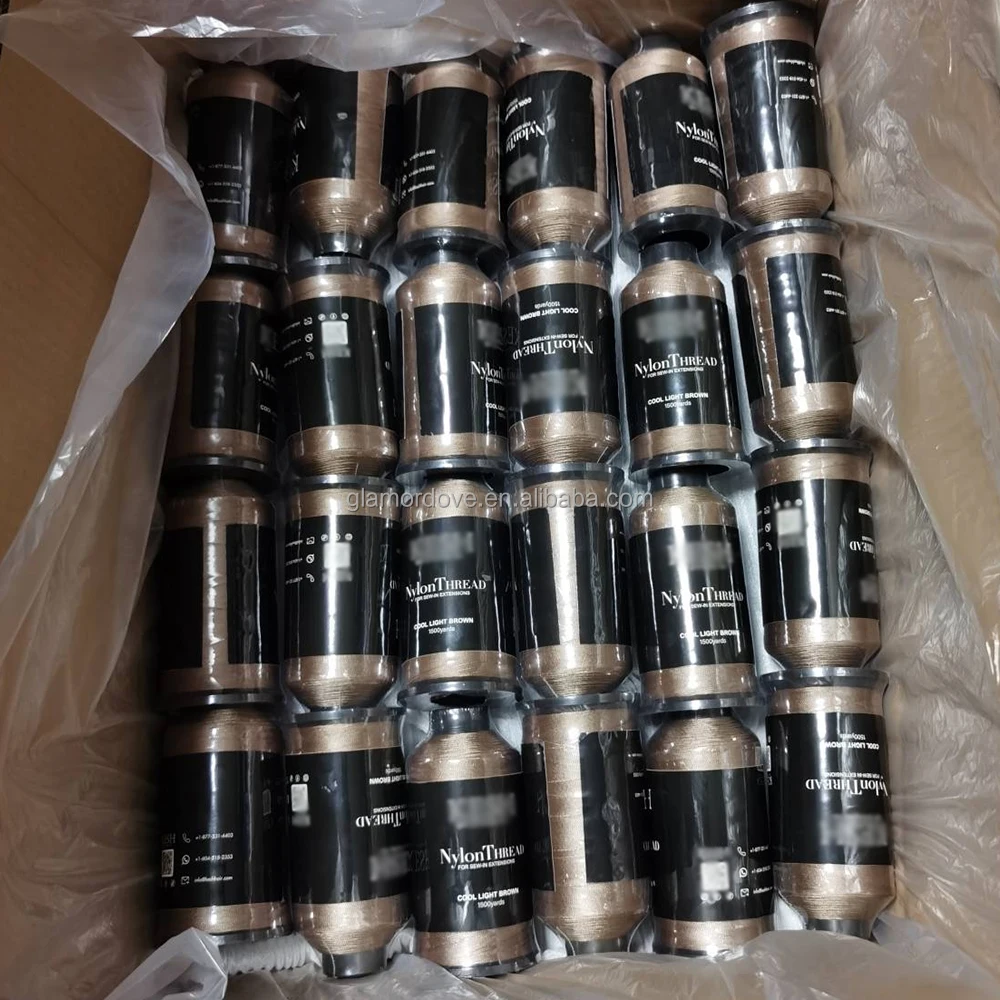 Custom Packaging Label And Color Available Nylon Bonded Human Hair ...