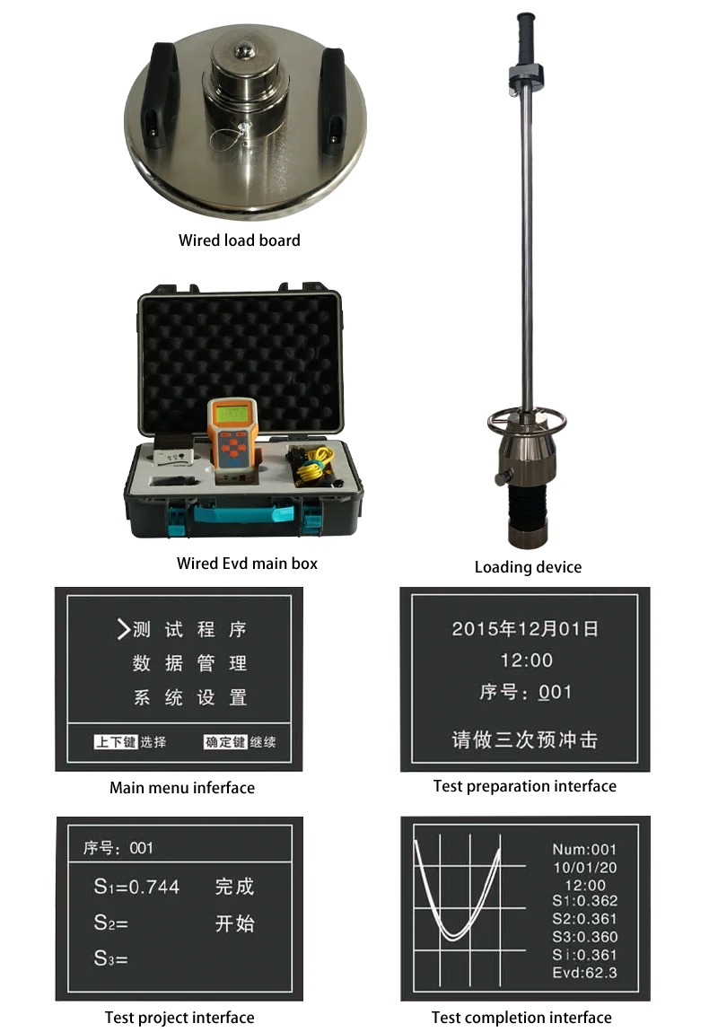 LWD Light Weight Deflectometer for Soil Plate Testing Price
