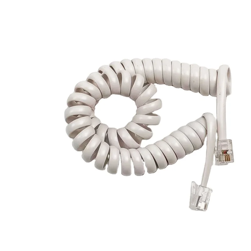 Sotesin rj9 Telephone Handset Wire Spiral Winding Wire 4p4c Helix cable ...
