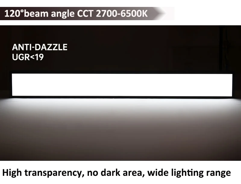 Ceiling Office Pendant Linear Led Batten Light Hanging Panel Linear Led ...