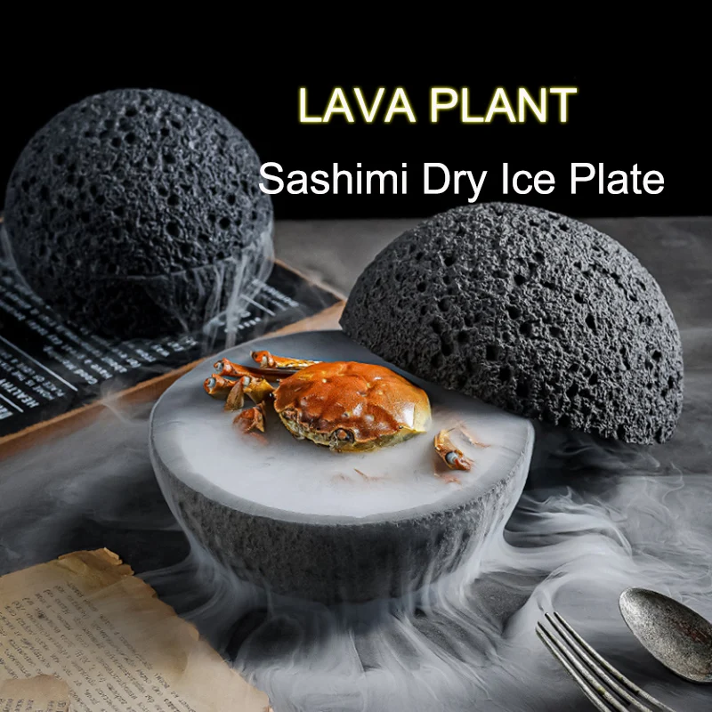 Creative Planet Sashimi Dry Ice Plate - Sustainable & Stylish