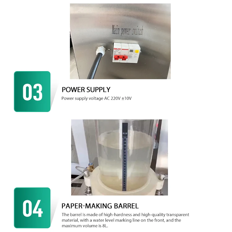 Automatic Pulp Paper Sheet Forming Testing Equipment