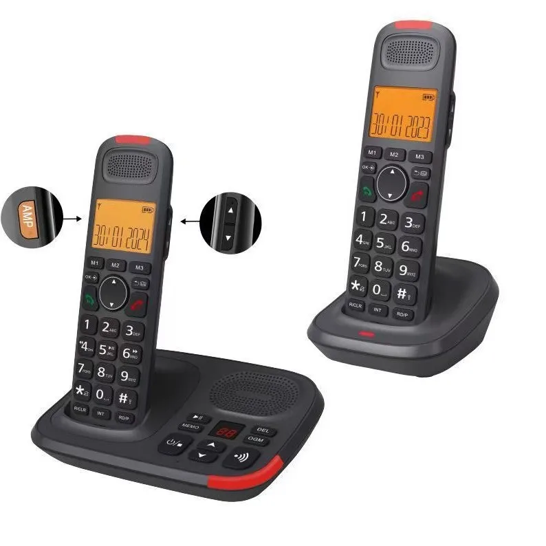 D1015 TAM Answering Machine - Expandable DECT Cordless Phones