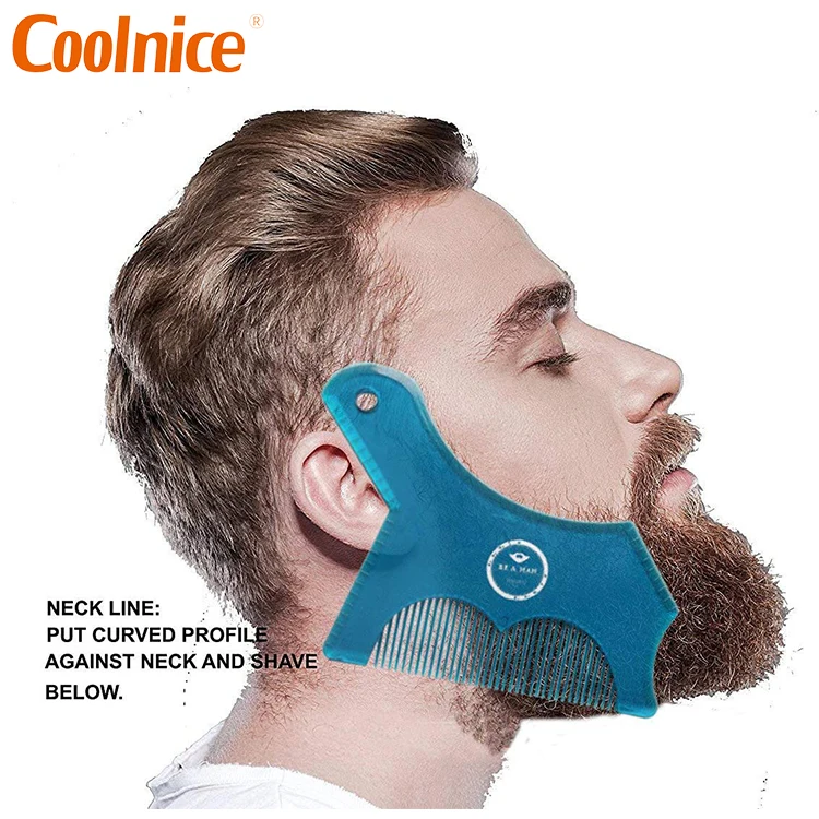 2022 Plastic Beard Lineup Guide Template Beard Shaper Hairlines Shaping ...