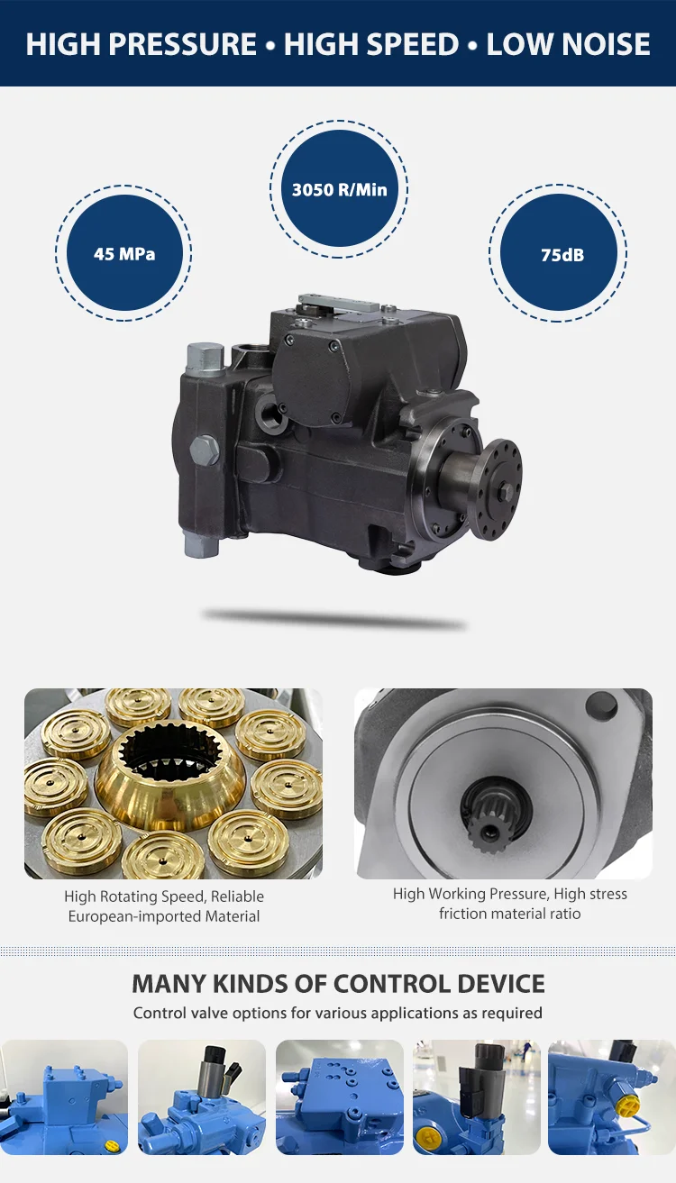 Rexroth Axial A4vtg A4vtg90 Piston Variable Double Hydraulic Piston ...